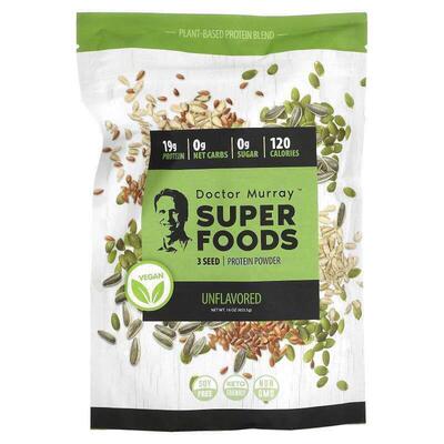 Dr. Murray's,SuperFood，3 种子（南瓜、亚麻和葵花籽）全素蛋白