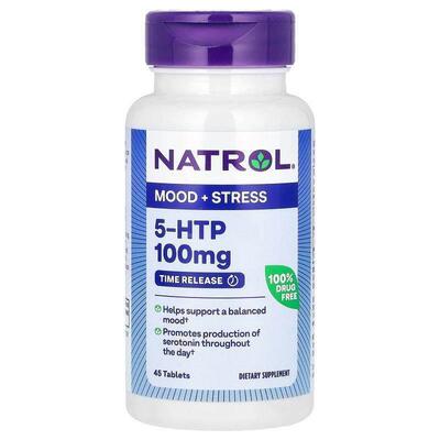 Natrol,5-HTP，缓释，极大强度，200毫克，30片