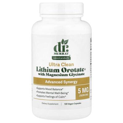 Dr. Murray's,Lithium Orotate+ with Magnesium Glycinate, 120