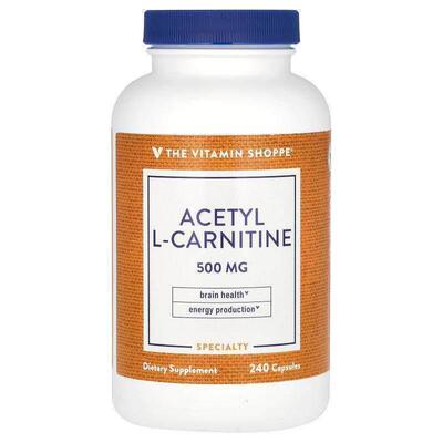 The Vitamin Shoppe,Acetyl-L-Carnitine, 500 mg, 120 Capsules