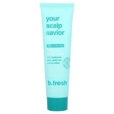 b.fresh,Clarifying Scalp Scrub, Wild Waterlily, 3.3 fl oz (1