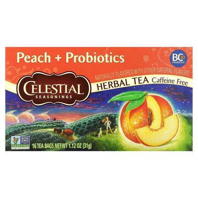 Celestial Seasonings益生菌草本茶无咖啡萃取独立茶包