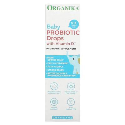 沃华泰康,Baby Probiotic Drops with Vitamin D