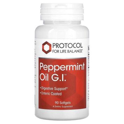 Protocol for Life Balance,Peppermint Oil G.I.，90 粒软凝胶