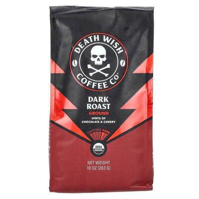 Death Wish Coffee,Ground, Dark Roast, 10 oz (283 g)