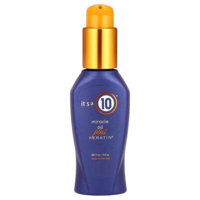 It's a 10,奇迹护发油，Plus Keratin®，3 液量盎司（88.7 毫升）