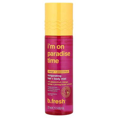 b.fresh,I'm on Paradise Time, Invigorating Hair + Body Mist,