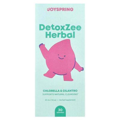 JoySpring,DetoxZee Herbal，1 液量盎司（30 毫升）