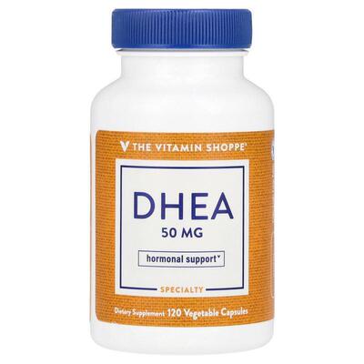 The Vitamin Shoppe,DHEA, 50 mg, 120 Vegetable Capsules