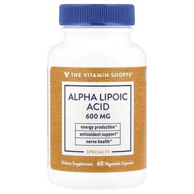 The Vitamin Shoppe,α-硫辛酸，600 毫克，60 粒素食胶囊