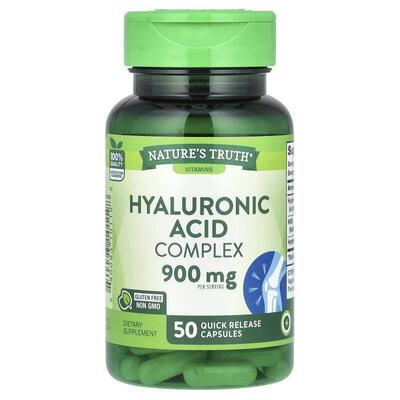 Nature's Truth,Hyaluronic Acid Complex, 900 mg, 50 Quick Rel