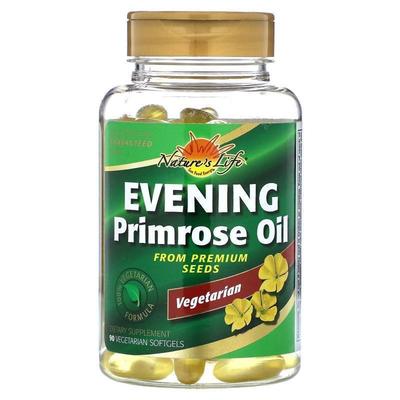 Nature's Life,Vegetarian Evening Primrose Oil, 90 Vegetarian