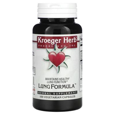 Kroeger Herb Co,Lung Formula, 100 Vegetarian Capsules