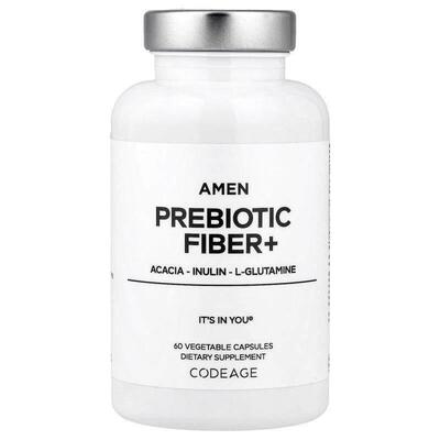 Codeage,Amen Prebiotic Fiber+, 60 Vegetable Capsules