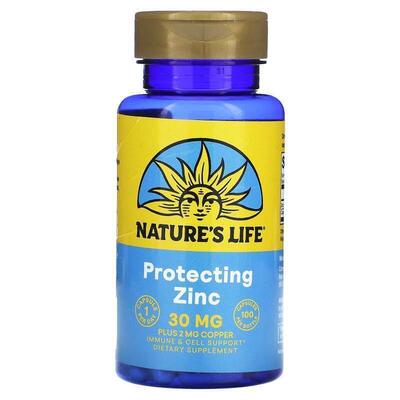 Nature's Life,Zinc , 30 mg, 100 Capsules