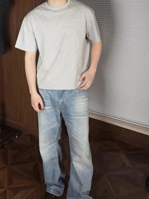 ONEER 夏季基础通勤Boxy短袖 复古小领口 250g冰感防晒抑菌Sorona