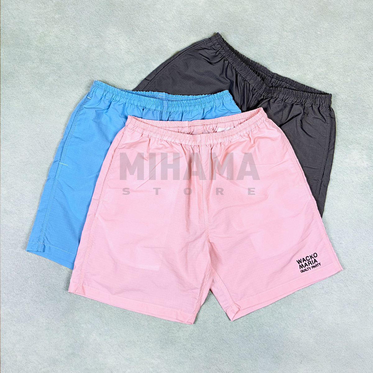 现货 WACKO MARIA BOARD SHORTS 日产宽松休闲运动沙滩短裤 26SS