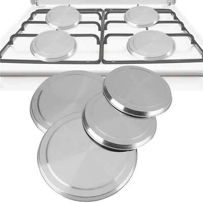 现货不锈钢炉盖四件套电炉燃烧器盖厨房炉炊具保护盖Stove Top Co