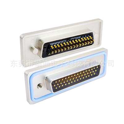 ip67d-sub连接器DB44母头转接头焊线式44pin串口连接器