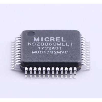 原装 假一赔十 KSZ8863MLLI KSZ8863MLL LQFP-48 以太网控制芯片