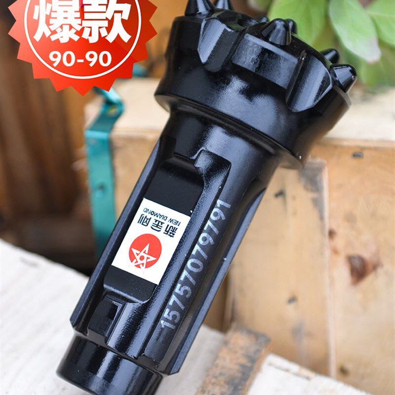 新金刚潜孔钻头耐用90/115/138快冲低高风压打井打桩冲击器锤头