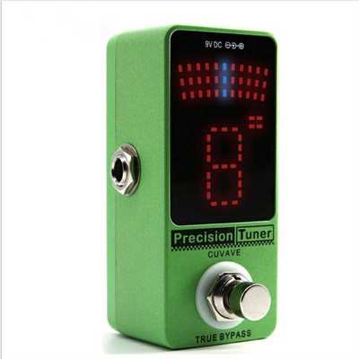 单块调音表 踏板调音器 吉他贝斯Pedal Tuner 十二平均律通用
