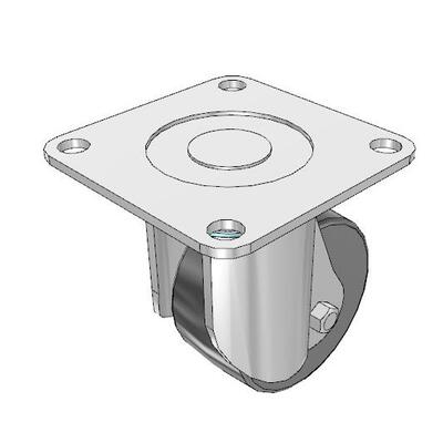 CHJFS753寸载重250KG低重心不锈钢活动轮安装高度106MM