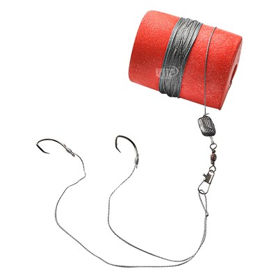 浮球钩 b浮球线组 甲鱼钩甲鱼针黑鱼钩鲶鱼钩老鳖双沟泡沫浮漂王