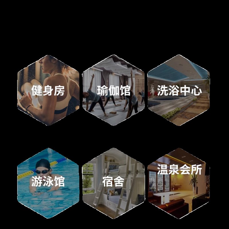 高级灰更衣柜员工柜木质理髲店置物柜健身房瑜伽馆感Y应锁储物柜