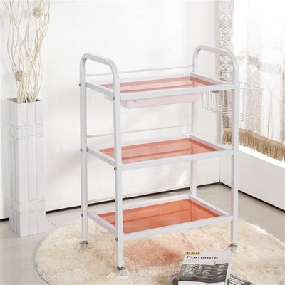 速发子推罐置物架院纹绣火车美甲厨房气泡仪器专用欧式工具车包邮