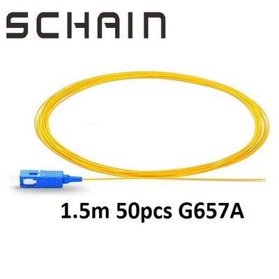 极速SC PC Fiber Optic Pigtail Simplex FTTH sc pigtail 0.9mm