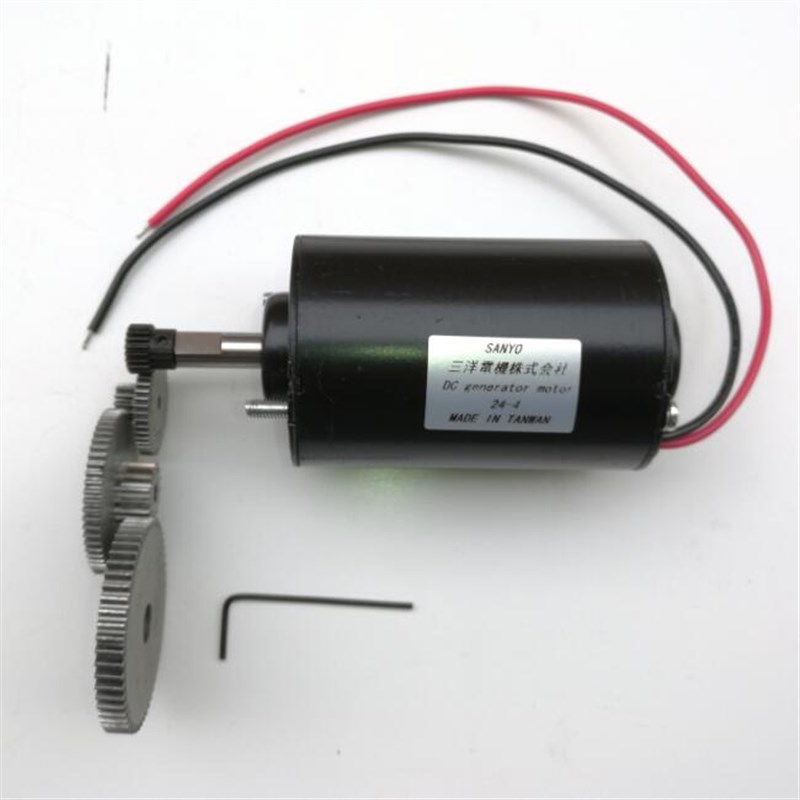 好货36W手摇发电机 直流小型发电机 12V-24V永磁直流马达 两用 配