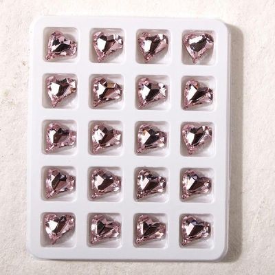 20Pcs Ecofriendly Nail Charms Sparkling NonFading Nail