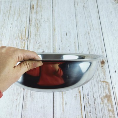 伟仕格不锈钢盆浅商用酸菜鱼盆洗菜盆点菜盆洗脸盆和面盆大盆菜盆