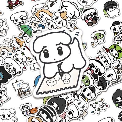 陶创创贴纸咖喱狗贴纸