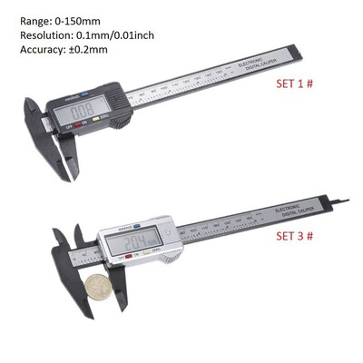 150mm 100mm Electronic Digital Caliper 6 Inch Vernier Calipe