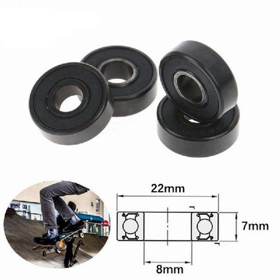 4Pcs 608RS ABEC-11 608 Roller Skate Scooter 8*22*7mm