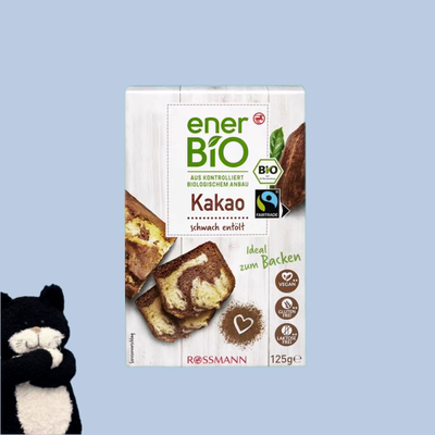 【满300包邮】#德国直邮#ener bio有机脱脂可可粉125g