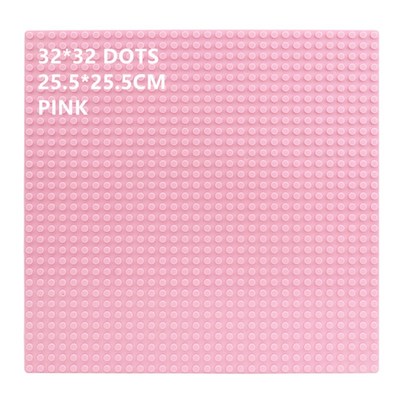 32*32 Dots Plastic Blocks Base Plates Pink Juguetes Compatib