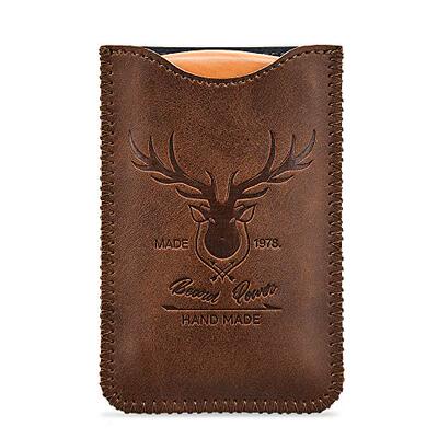 极速Menesia Wooden Beard Comb & Durable Case for Men Beard
