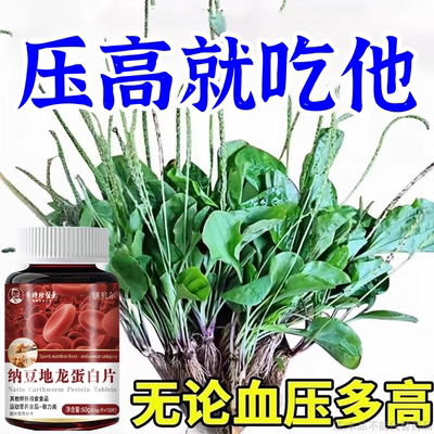 无论压多高适合用】压偏高者适用纳豆地龙片100粒疲惫中材通用