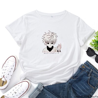 速发Wo Kawi Letter Patter T-shirt  Wo Cute Japaese