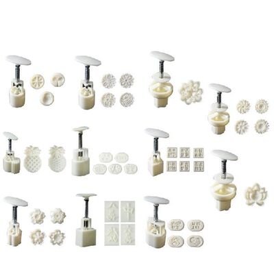 极速Plastic Material Mooncake Mold 11 Different apes Mooncak