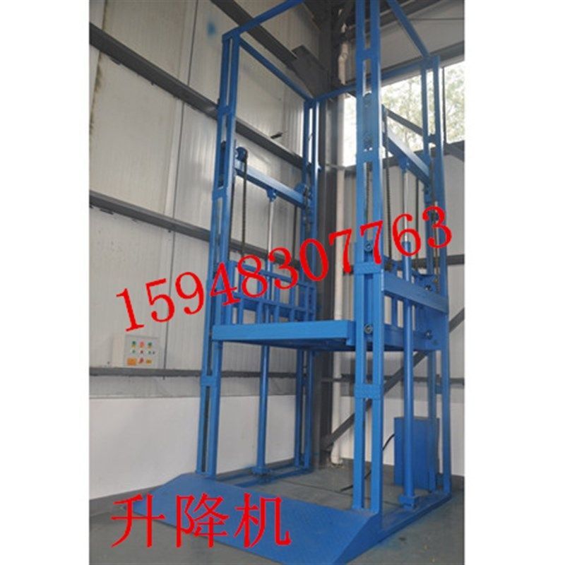 好货新款外电梯平台传菜机厂房提升机导轨酒店饭店室內液压升降机