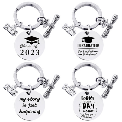 极速Class of 2023 Graduation Gift Keychain Graduation Pendan