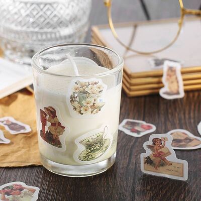 极速Vintage Renance Time Bullet Journal Decorative Stickers