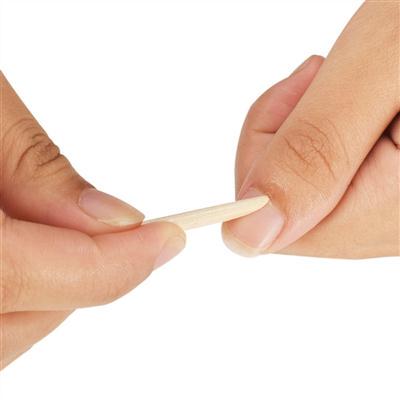 极速100pcs Nail Art Design Orange Wooden Stick Sticks Cuticl