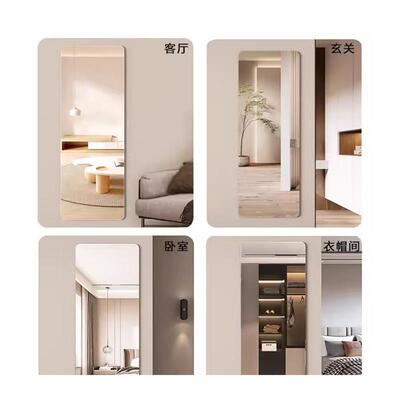 速发克力子HJK可手亚工拼接宿舍墙面面装饰镜全身镜镜挂墙全身镜