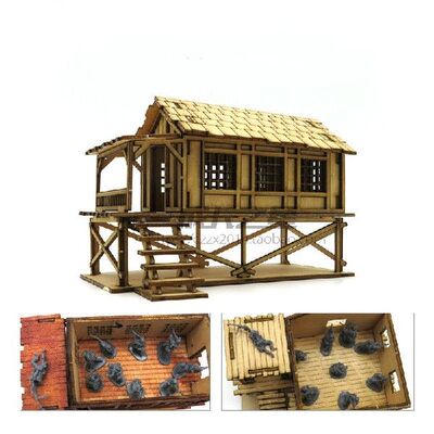1:72 Southeast Asia Ancient Outdoor Taoyuan Architectural Sc