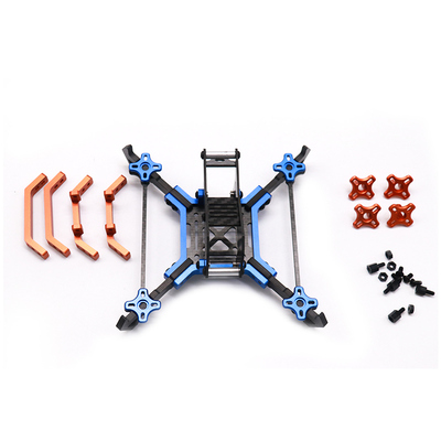 极速TCMM 穿越机机架3英寸 Amo140 碳纤维 FPV 四轴 竞速 迷你 无